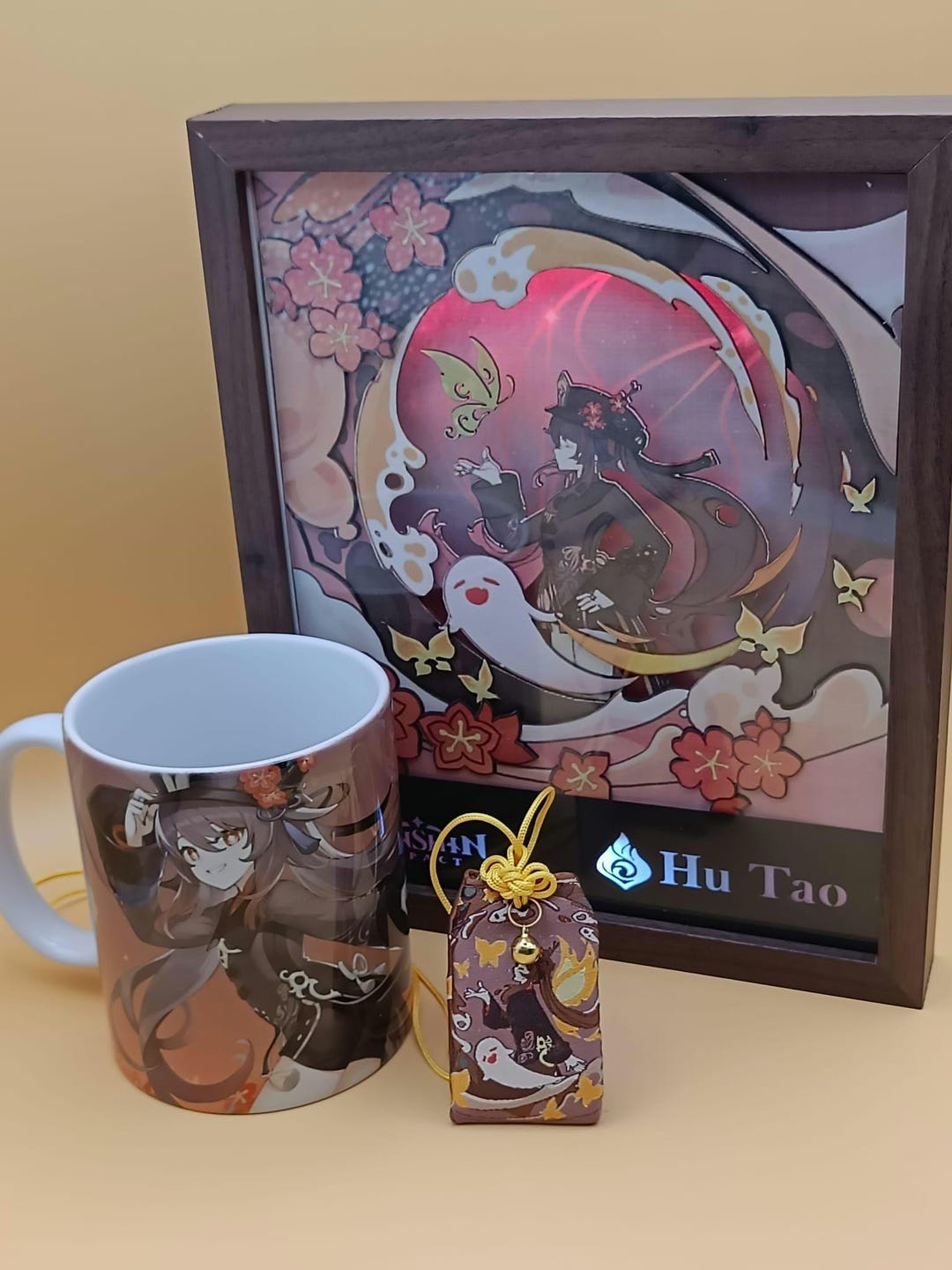 Hu Tao Gift Box – Genshin Impact – Handmade Lightbox + Mug + Japanese ...