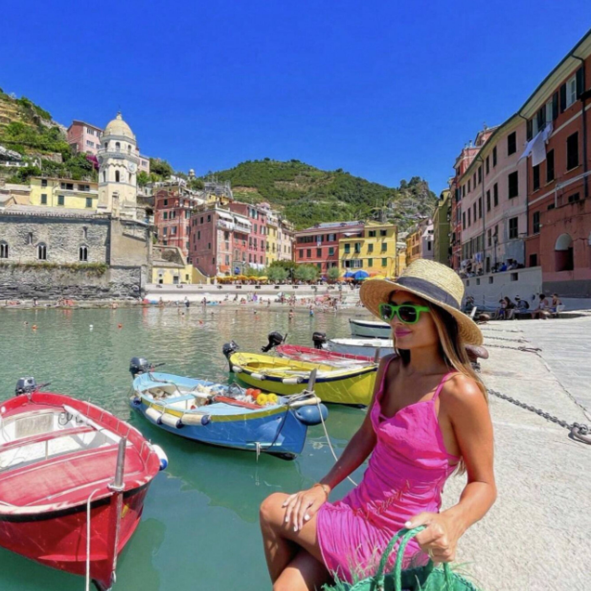 1pc Neutral Western Style Panama Straw Hat with Black Ribbon Made of ...