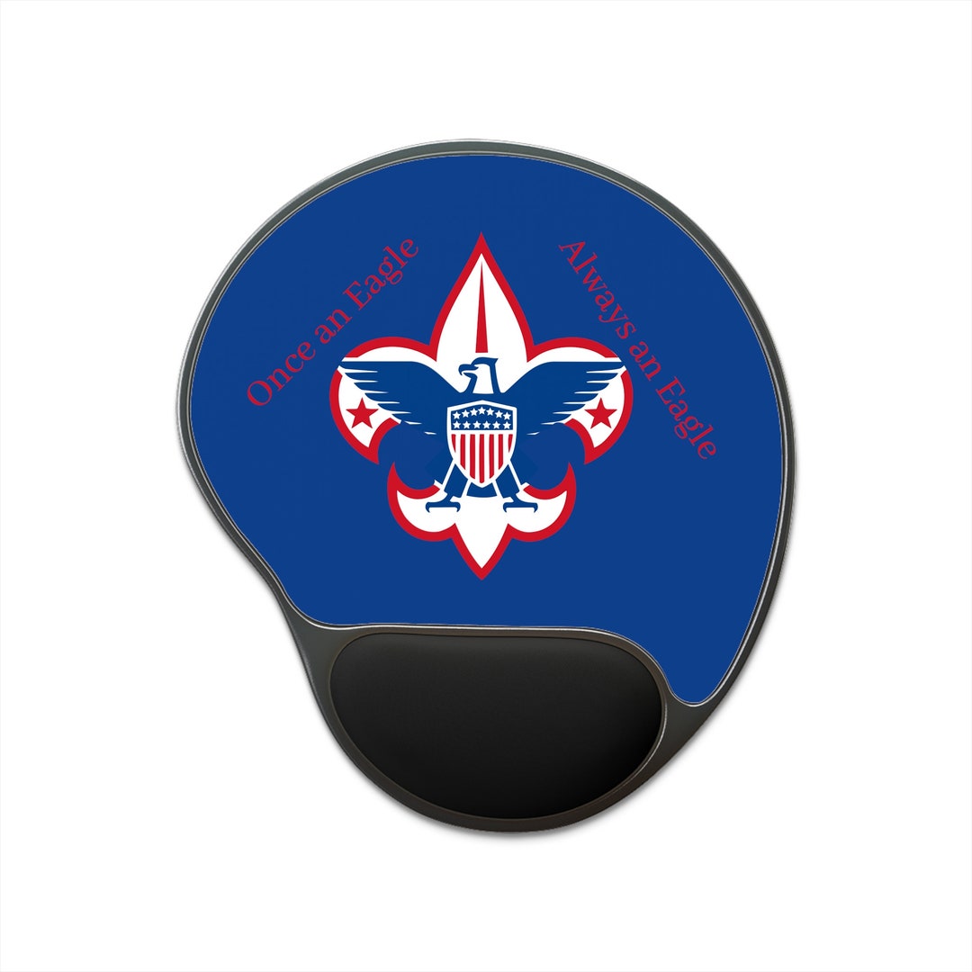 Eagle Scout Mouse Pad With Wrist Rest - Etsy