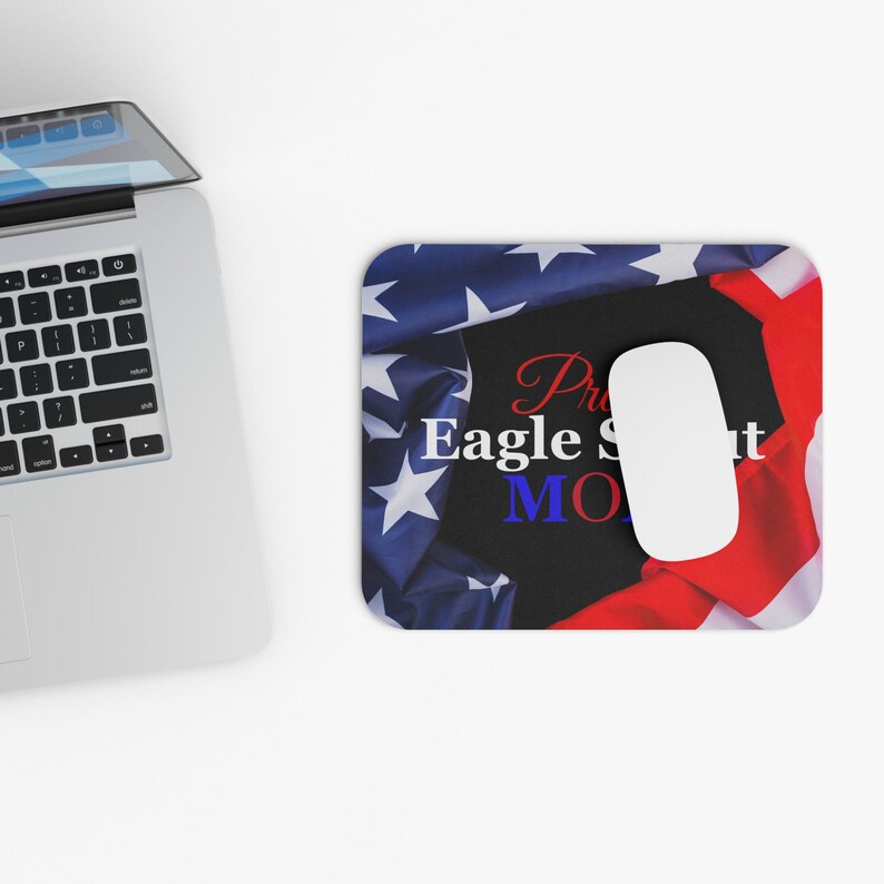 Proud Eagle Scout MOM Mouse Pad rectangle - Etsy