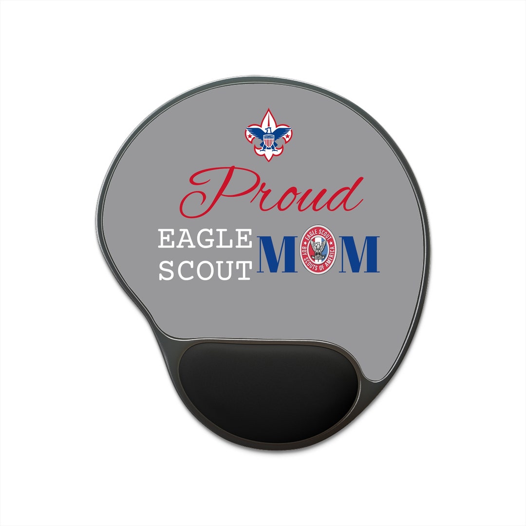 Eagle Scout Mouse Pad With Wrist Rest, Proud Mom of Eagle Scout - Etsy