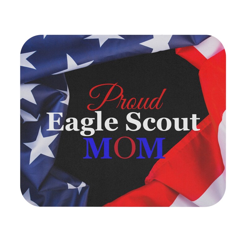 Proud Eagle Scout MOM Mouse Pad rectangle - Etsy
