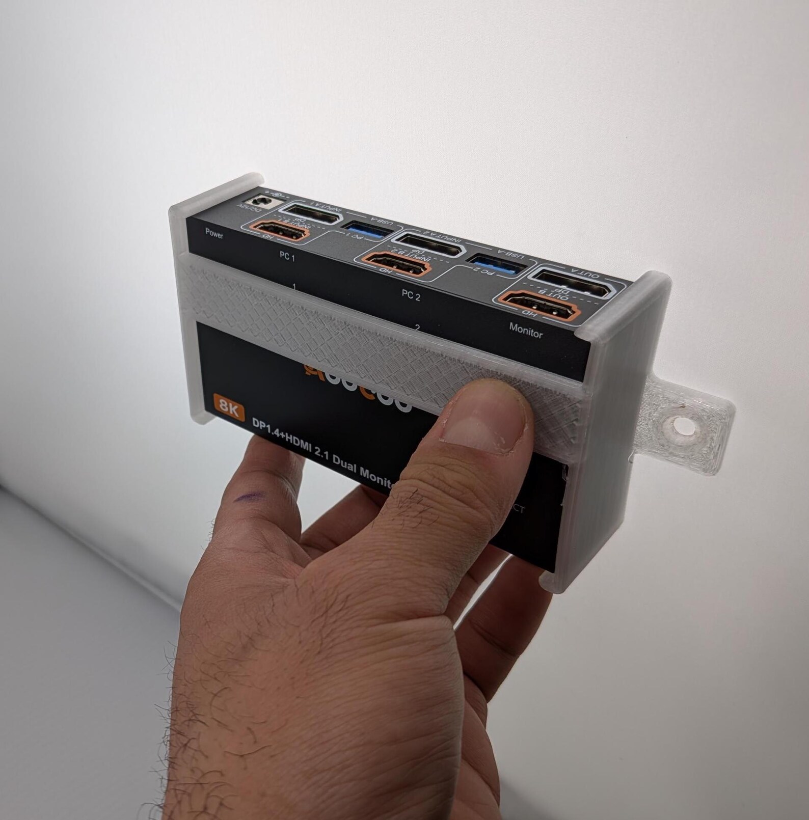 Under Desk Mount: Custom Docking Station, Mini PC, KVM Stand - Etsy