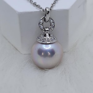Natural Dry Rose Color Pearl Necklace,natural Pink,rhodinated S925 ...