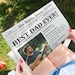 Fathers Day Newspaper Template, Fathers Day Gift Personalized, Fathers ...
