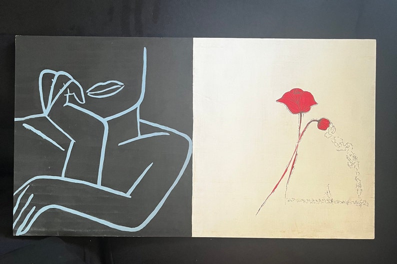 Dichotomy // Acrylic Painting on Plywood - Etsy