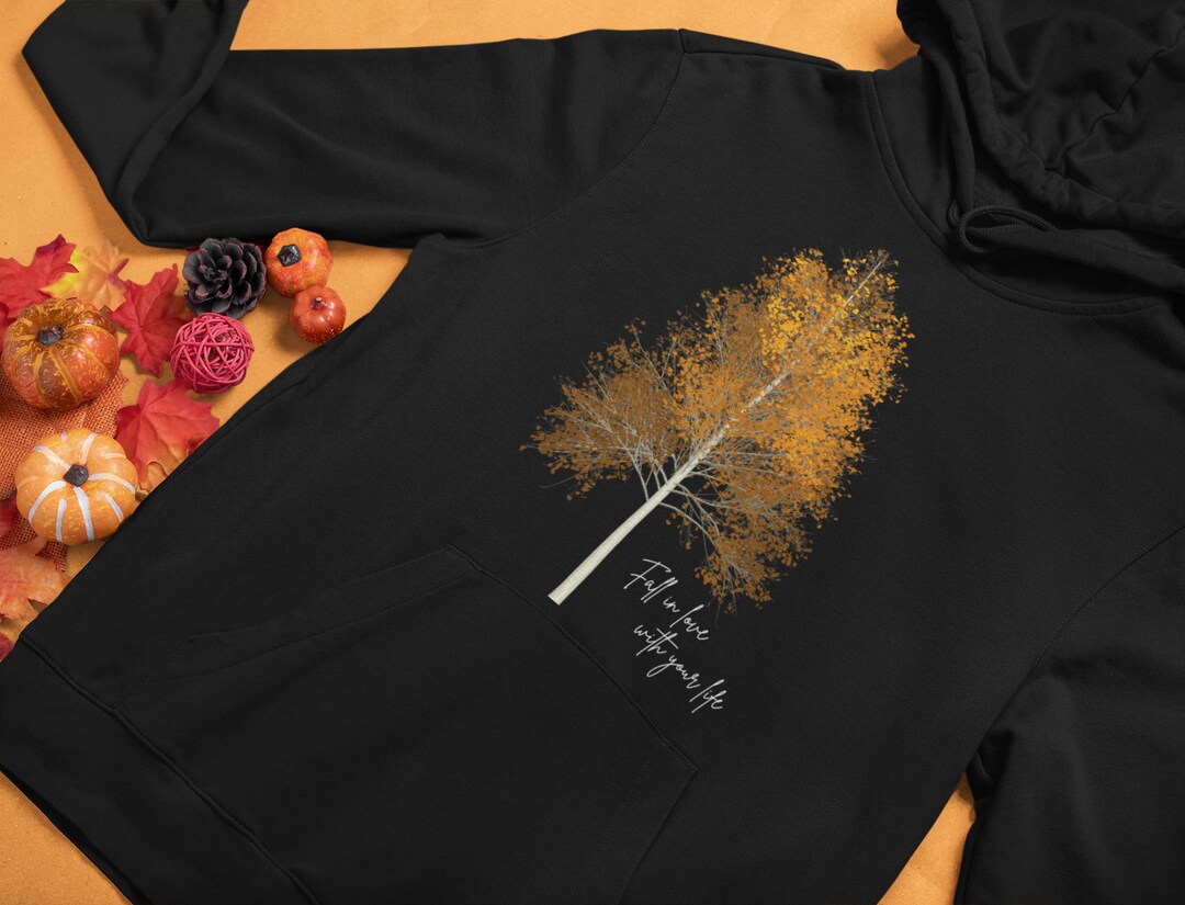 Color Changing Leaves Hoodie Autumn Fall Sweatshirt Tree Hoodie Nature ...