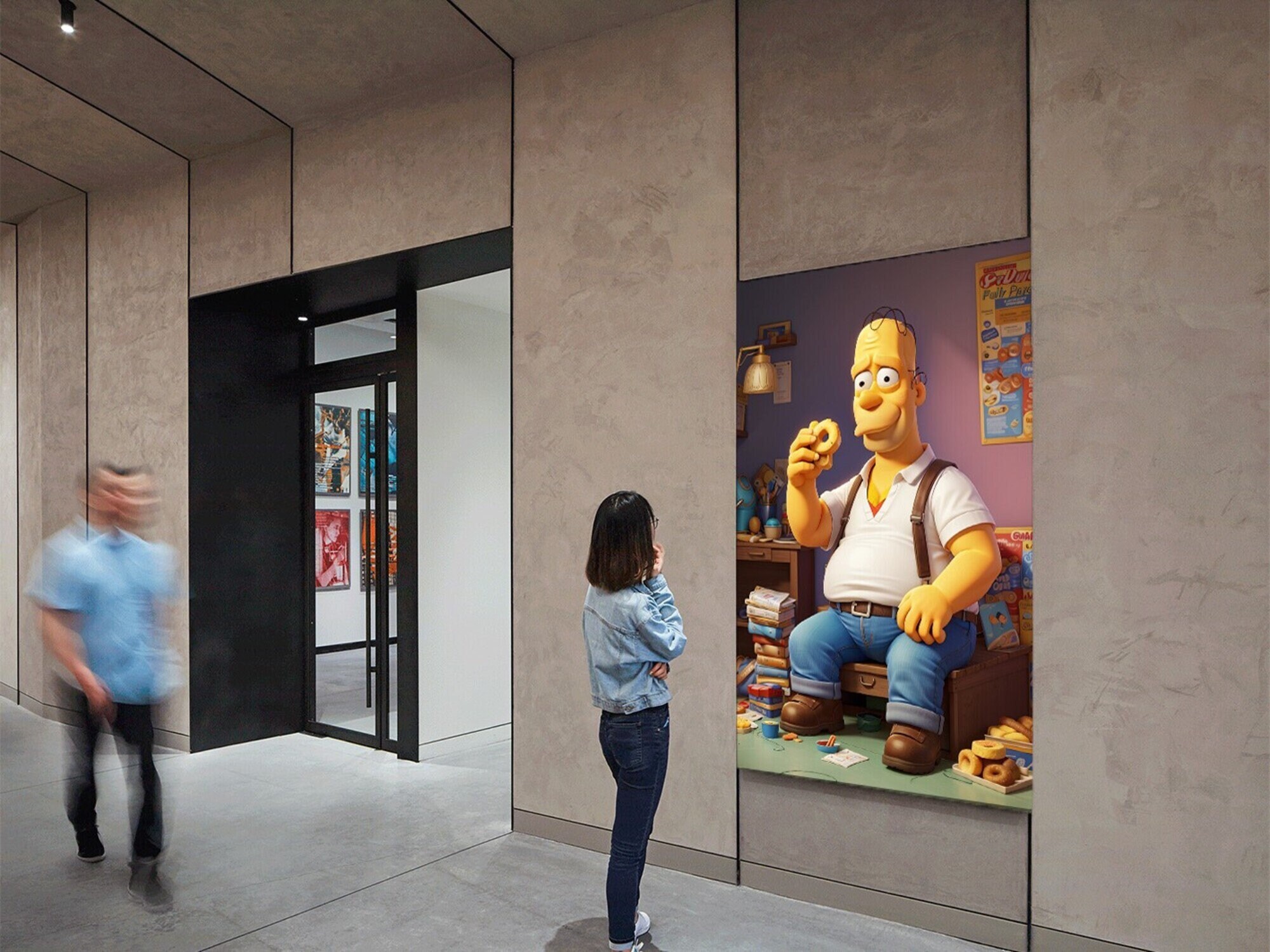 Homer Simpson Midjourney Poster - A Hilarious Tribute to the Iconic ...