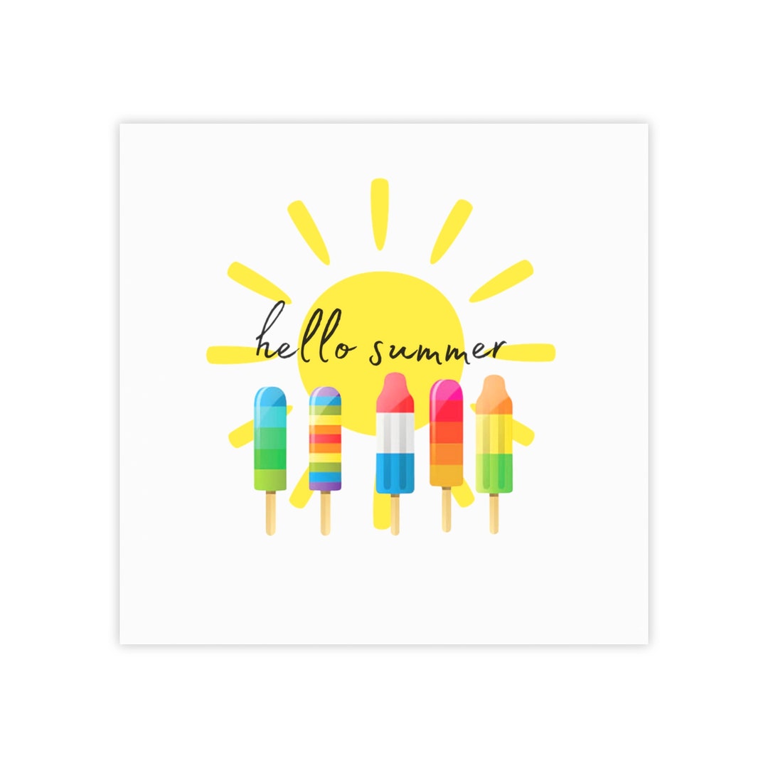 Hello Summer Post-it/summer Post-it/ Popsicle Post-it/ Sun Post-it/post ...