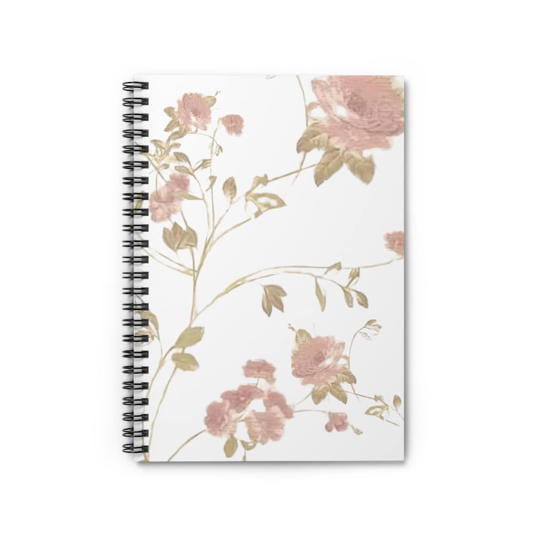 Coquette Spiral Notebook, Coquette, Flowers, Floral, Coquette Covered ...