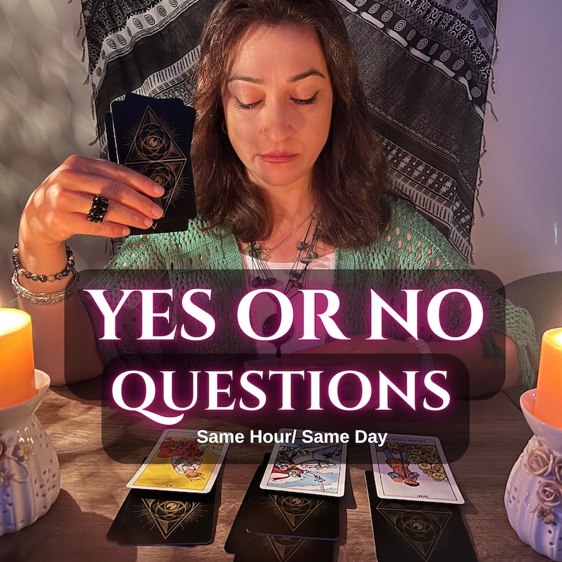 Same Hour Yes or No Tarot Reading, One Question Yes or No Reading Same ...