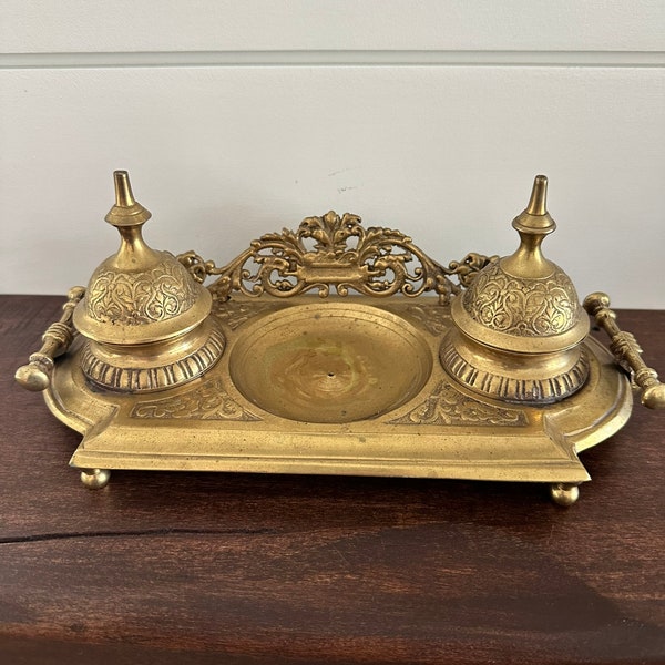 Brass Inkwells - Etsy