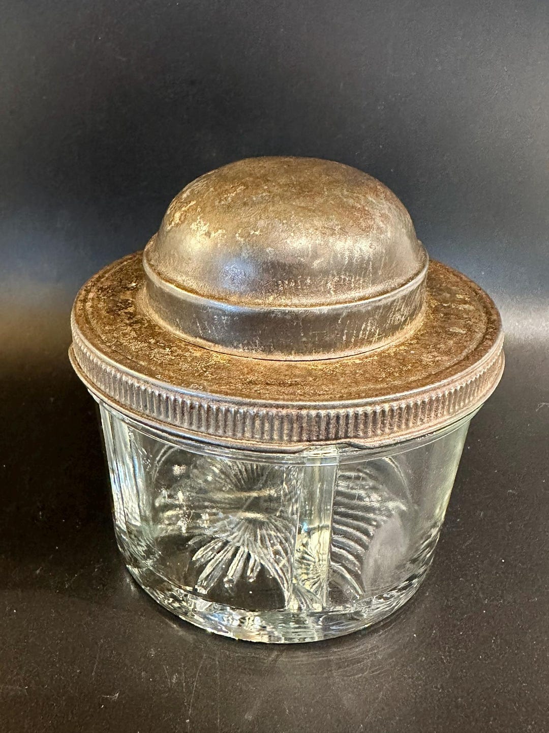 Vintage Higgins White Paste Water Well Jar - Etsy