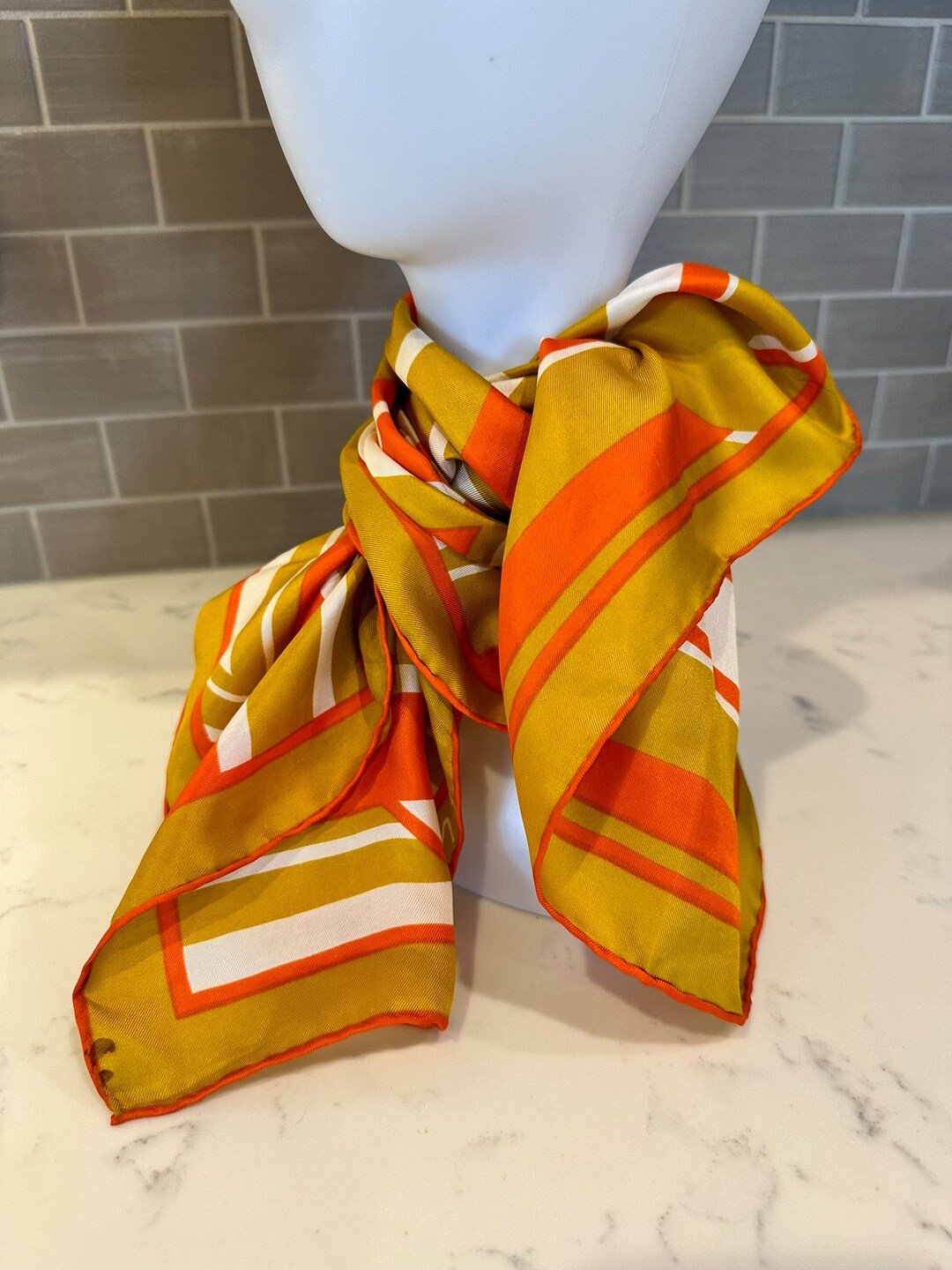 Vintage Vera Neumann Silk Scarf - Etsy