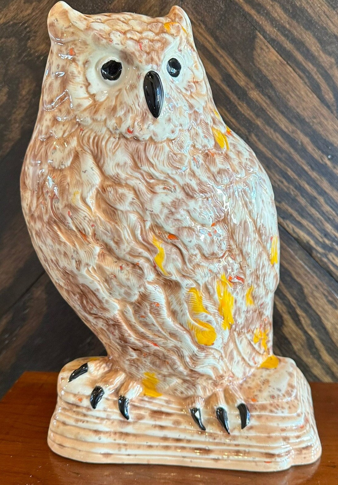 Beautiful Large Ceramic Owl - Etsy