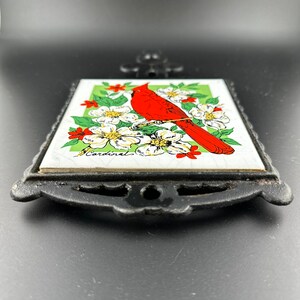 Vintage Seven Star Tile and Cast Iron Cardinal Trivet/wall Decor - Etsy