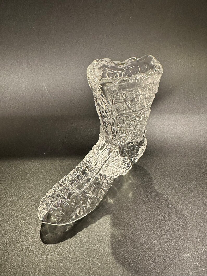 Fenton Glass Daisy and Dot Glass Boot - Etsy