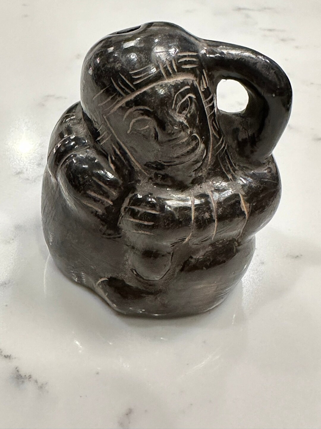 Vintage Handcrafted Inuit Pottery Figurine - Etsy