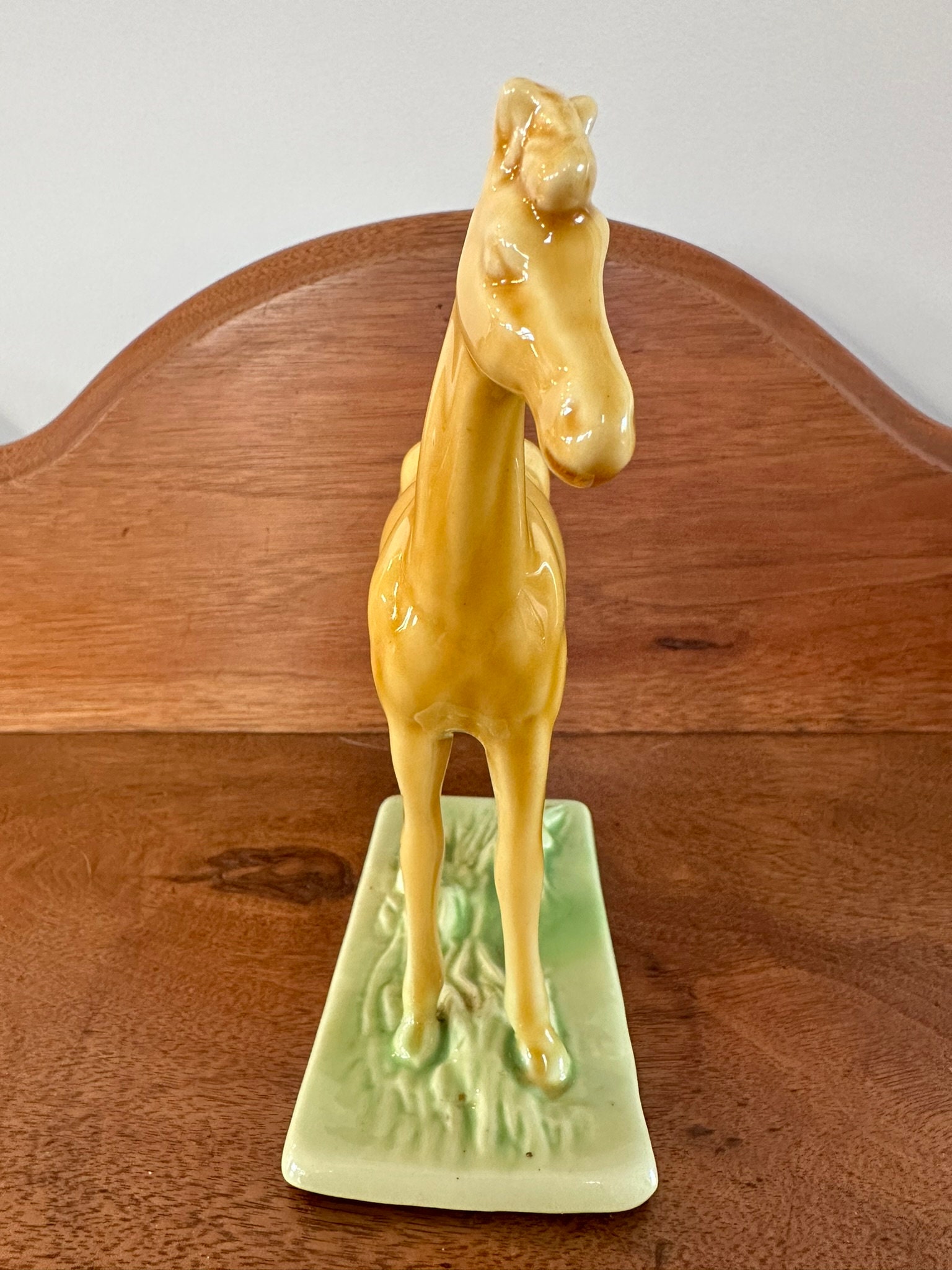 Vintage Bauer/cemar Pottery Large Horse Figurine - Etsy