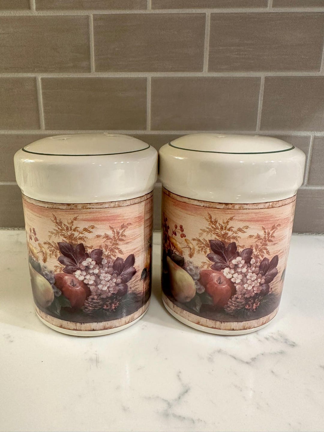 Vintage Extra Large Certified International Pamela Gladding Spice/salt ...