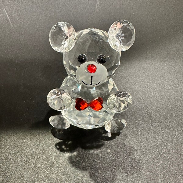 Crystal Teddy Bear - Etsy