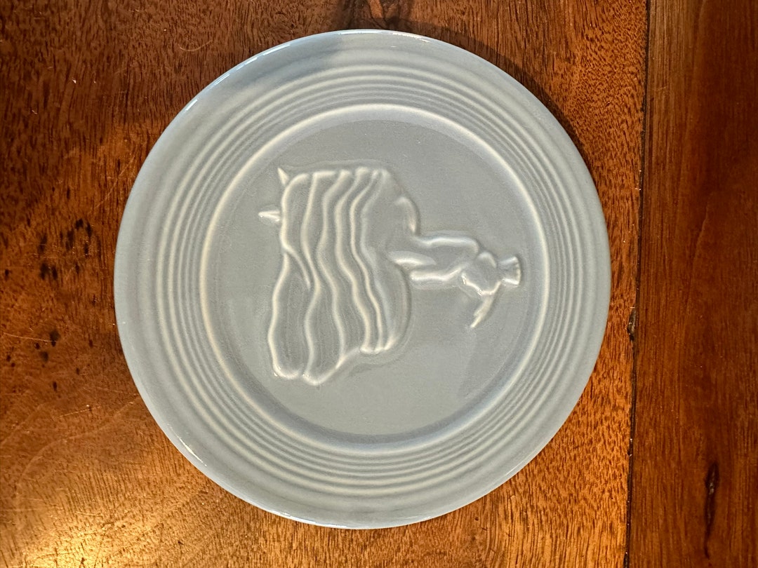 Vintage Homer Laughlin 6" Fiesta Trivet in Light Blue - Etsy