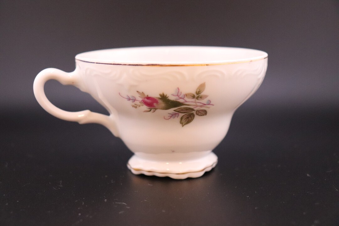Vintage Japanese Moss Rose Tea Cup - Etsy