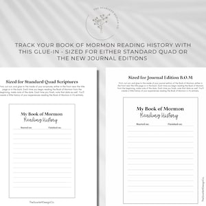 Book of Mormon Reading Charts | Printable Scripture Study Helps ...