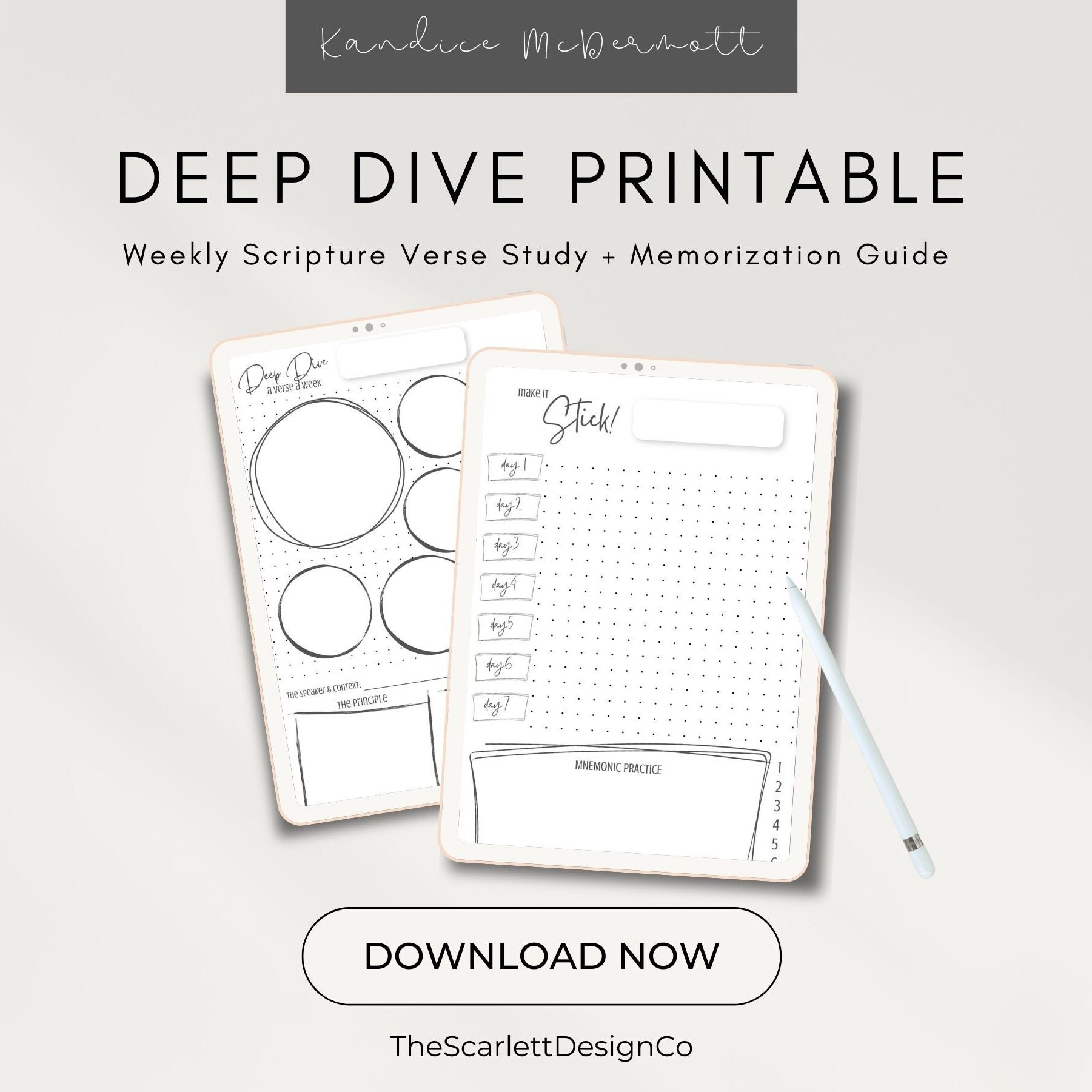 Scripture Verse Study & Memorize Printable | Deep Dive Scripture Verse ...