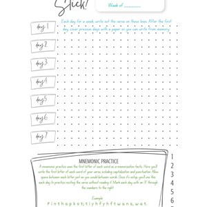 Scripture Verse Study & Memorize Printable | Deep Dive Scripture Verse ...