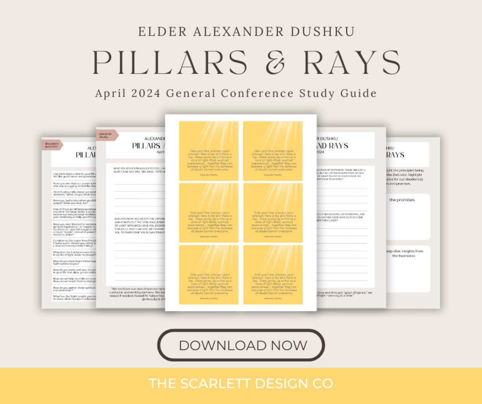 Pillars and Rays Alexander Dushku Relief Society Lesson Helps ...