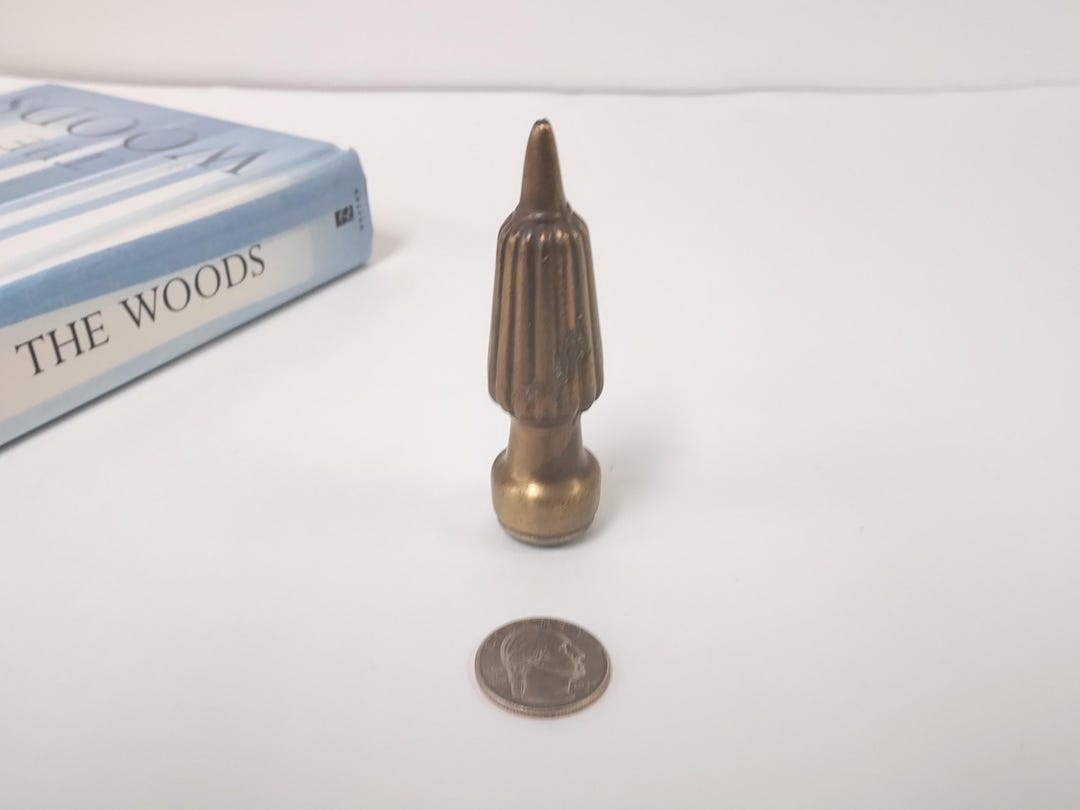 Vintage Rembrandt Mid Century Modern Finial - Antique Brass Finish - Etsy