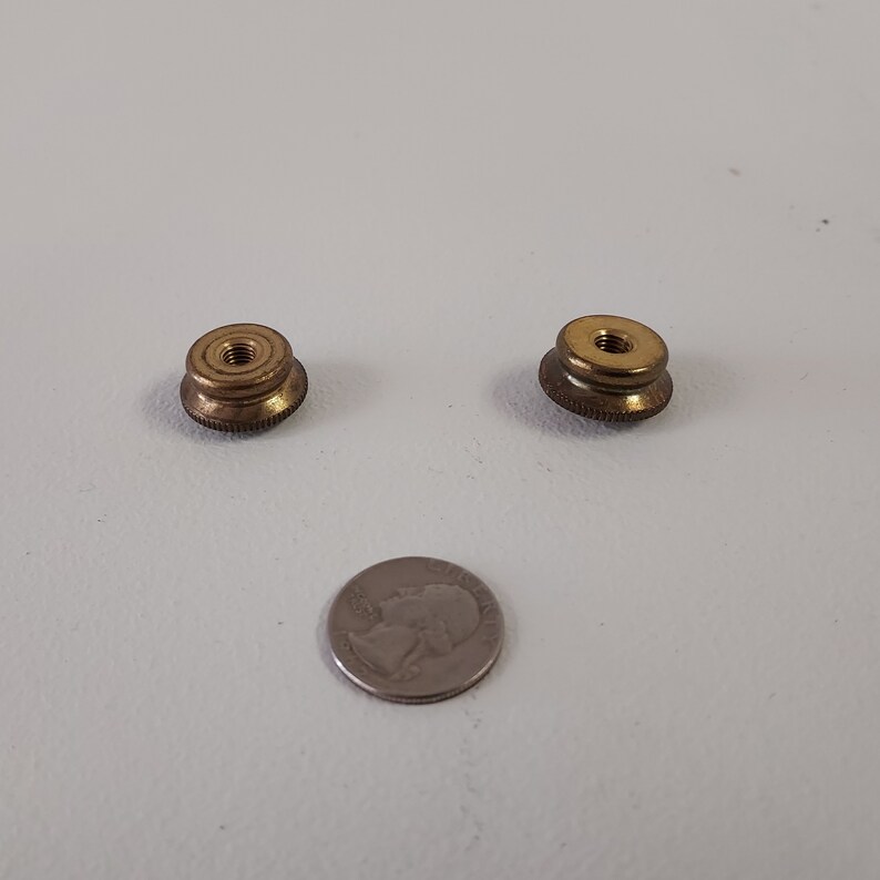 Pair of Vintage Stiffel Finials From the 60's With Aged Finish - Etsy