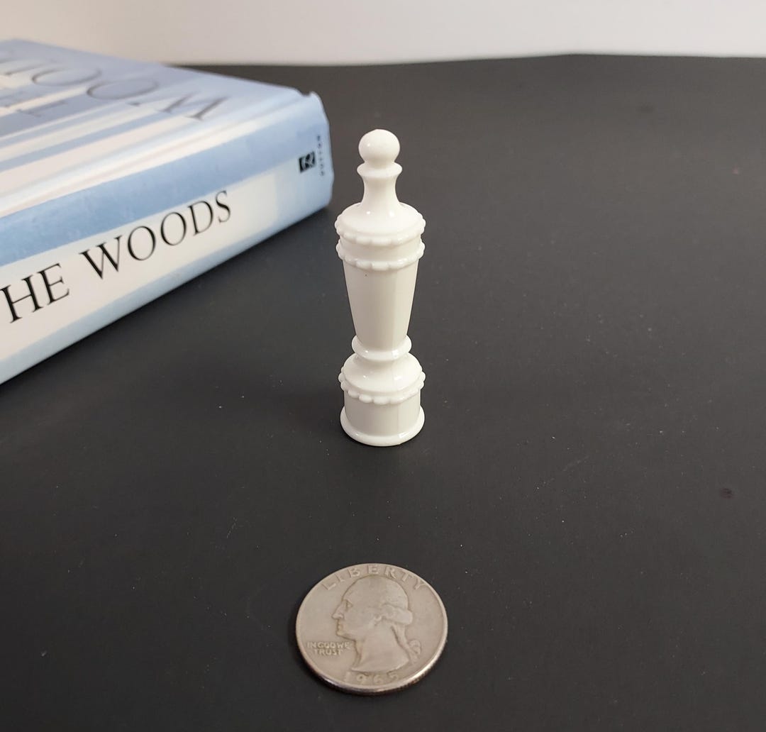 Vintage Plastic Finial From the 50's- White Finish - Etsy