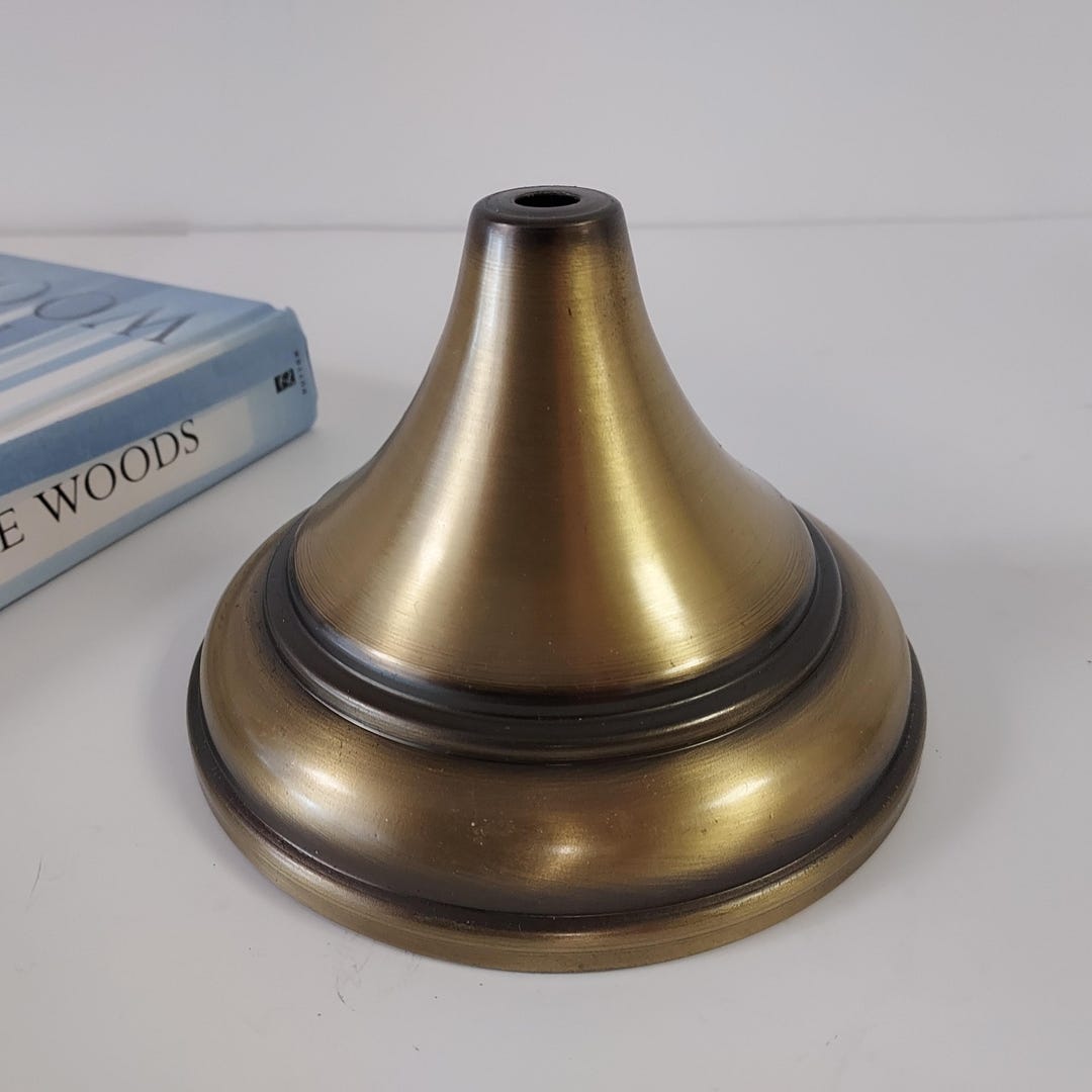 Vintage Table Lamp Base Antique Brass Finish - Etsy