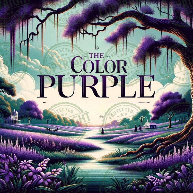The Color Purple Graphic for Product Printing - Versatile and Artistic ...