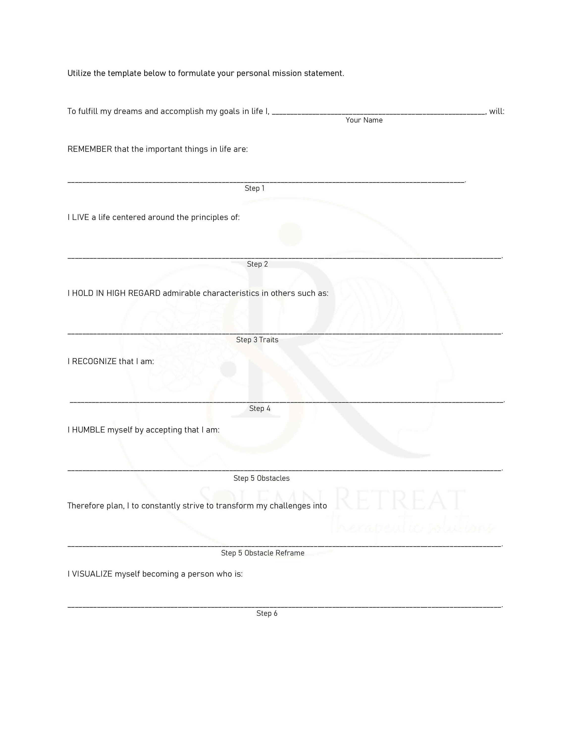 Create Your Own Mission Statement - Etsy