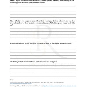 DBT Pros Vs Cons & Reality Therapy WDEP - Etsy