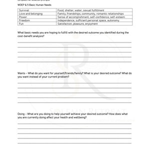 DBT Pros Vs Cons & Reality Therapy WDEP - Etsy