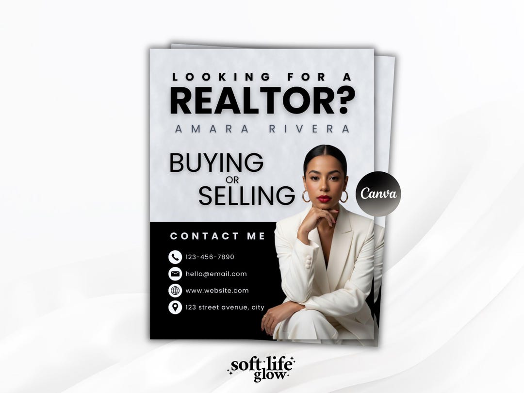 Realtor Flyer Template, Real Estate Introduction Flyer, Real Estate ...