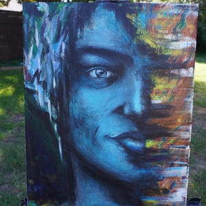 Self-awareness - Original Abstract Realism Painting 16X20 IN - Etsy