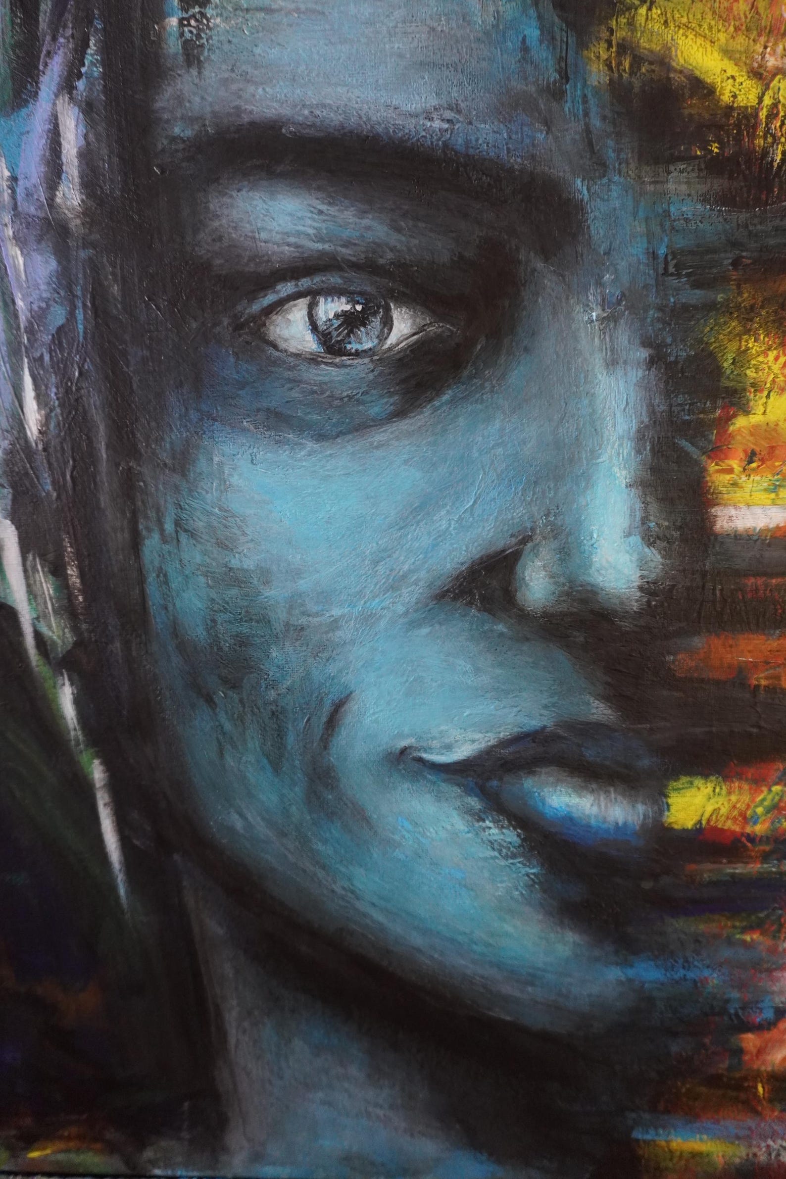 Self-awareness - Original Abstract Realism Painting 16X20 IN - Etsy