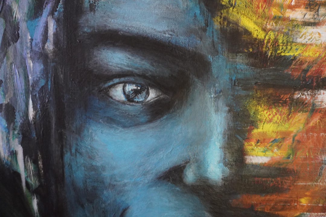 Self-awareness - Original Abstract Realism Painting 16X20 IN - Etsy