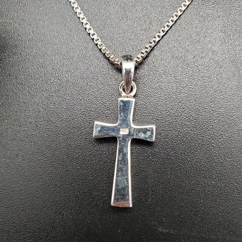 FFD #367 | Inlay Abalone Shell Cross Necklace Pendant Option With ...