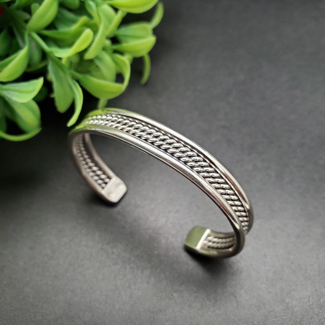 QQ-739 | Tiny Baby Bracelet Cuff 3 1/2 Inches | Sterling Silver Cuff ...