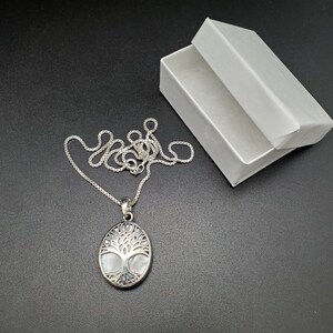 FFD #450 | White Mother of Pearl Money Tree Necklace Pendant Option ...