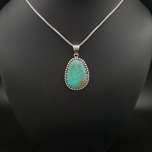 ATSTQP042 Natural Kingman Turquoise Necklace Pendant With Option of ...