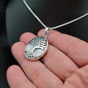 FFD #450 | White Mother of Pearl Money Tree Necklace Pendant Option ...