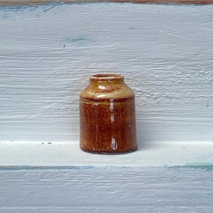 Individual Handmade Stoneware Style Miniature Wheel Thrown Pot 1:12 ...