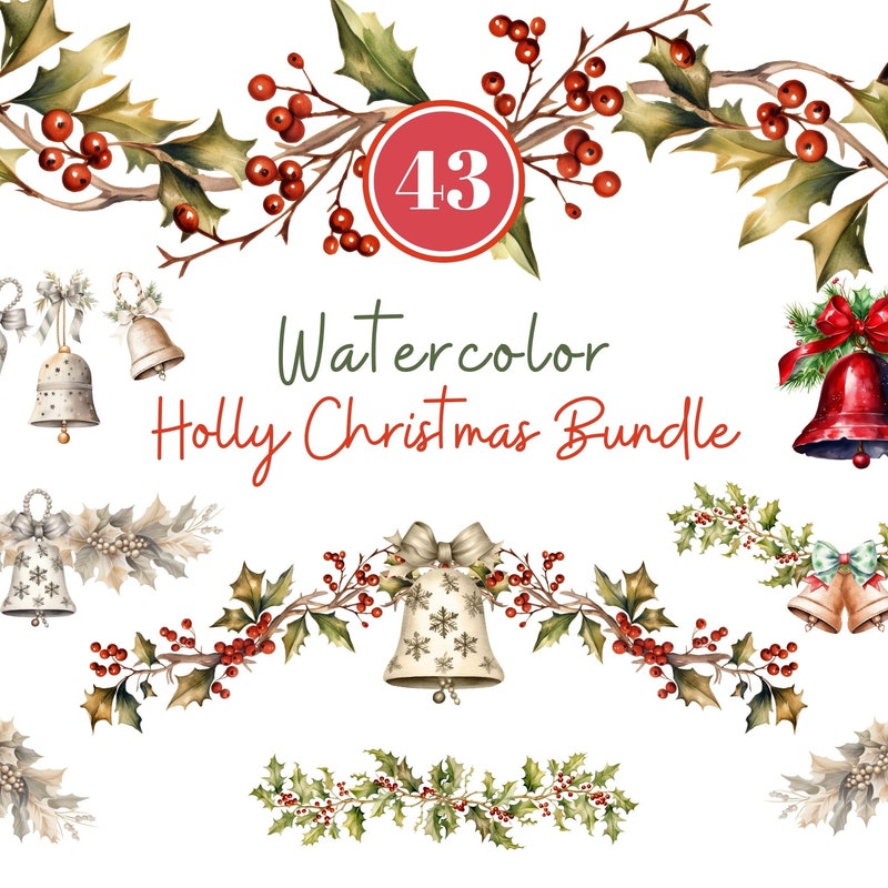 Christmas Holly - Etsy